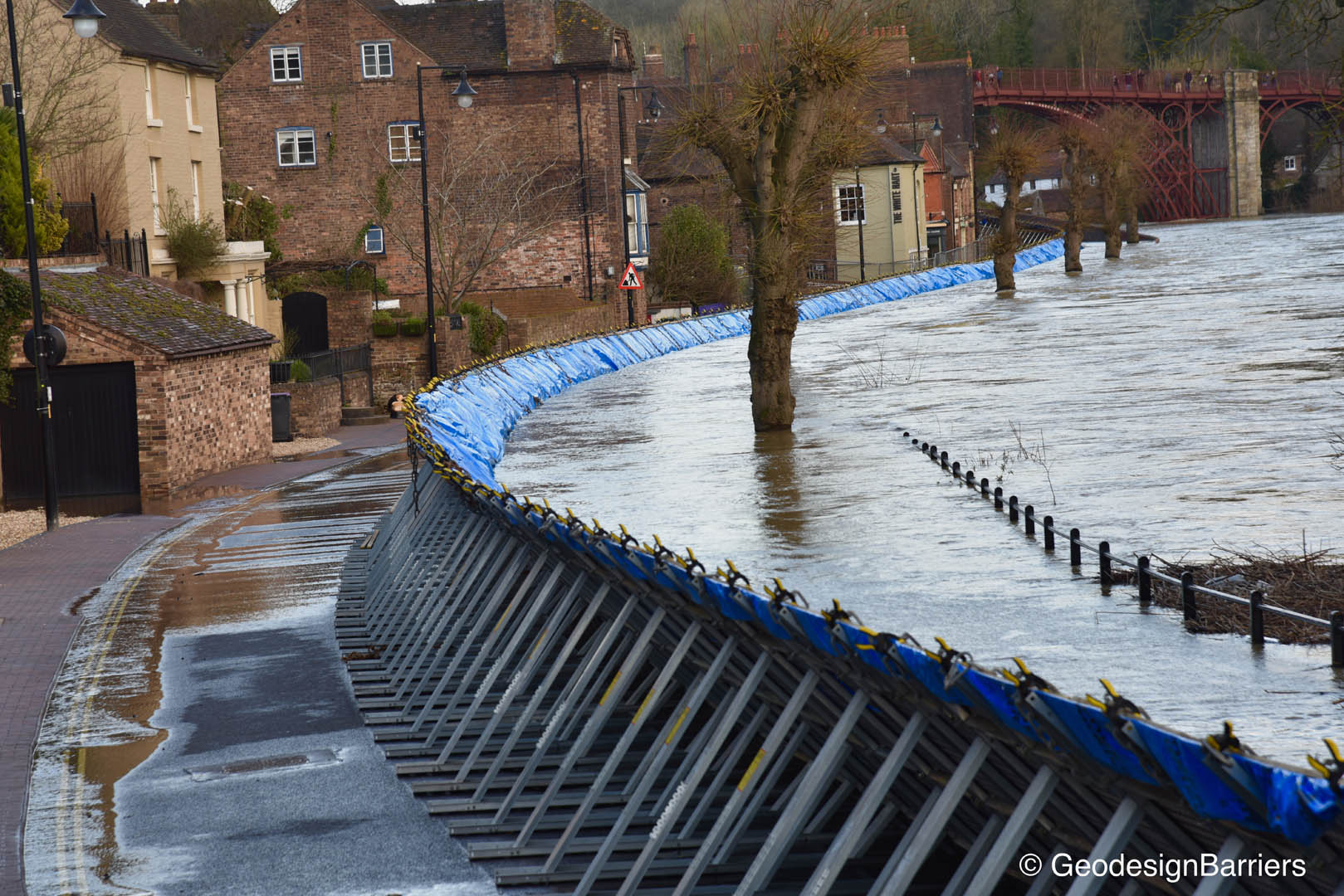 Flood barriers to protect properties in Ironbridge | JBA Consulting